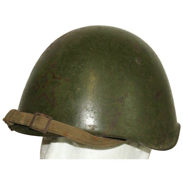 SSh-40 Steel Helmet, Lysva Metallurgical Plant, Wartime Repaint