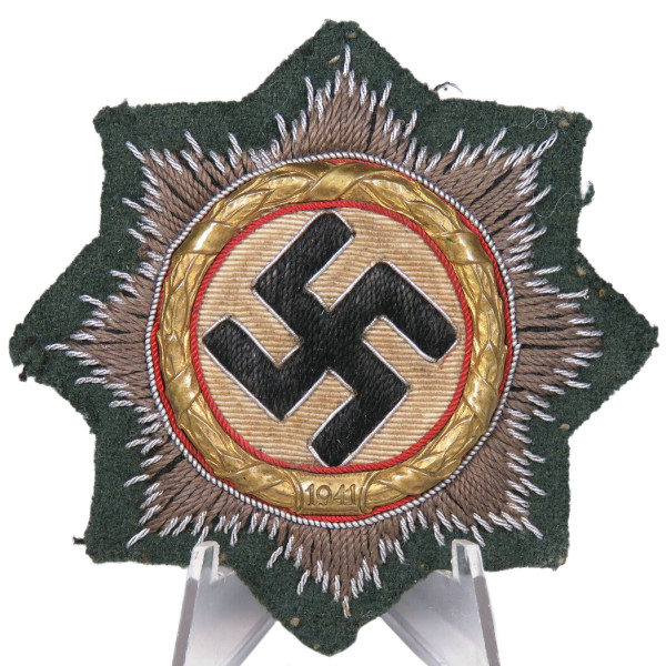 Croix allemande en or - Version en tissu (brodée à la main)