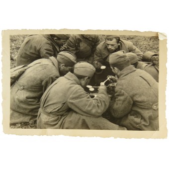 The meal. The Red Army POW's who voluntarily surrendered