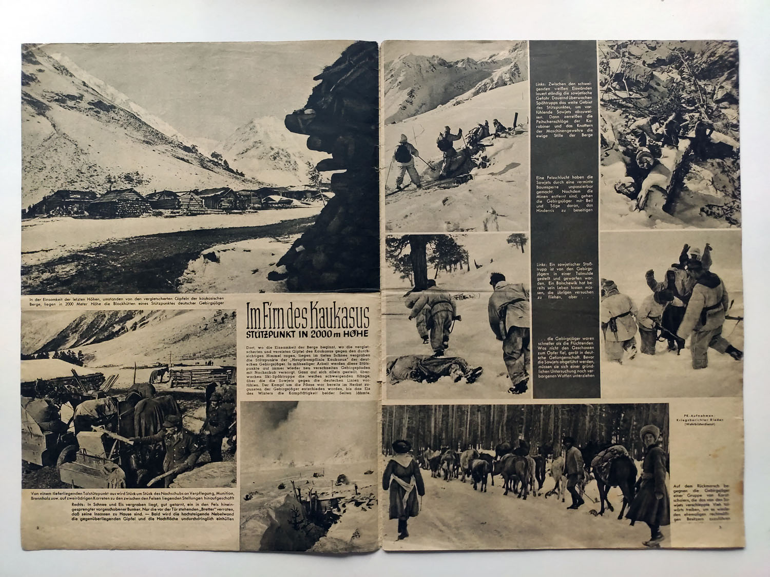 Die Wehrmacht, 2nd vol., January 1943 Fighters in the Caucasus