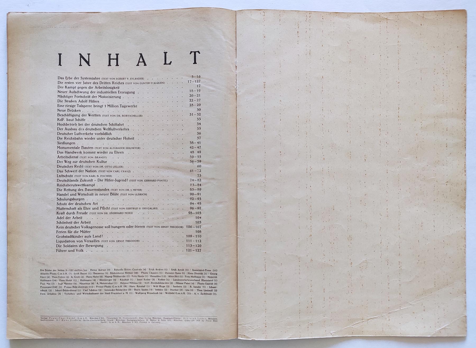 Das Deutschland Adolf Hitlers - Das Deutschland von Adolf Hitler, 1937