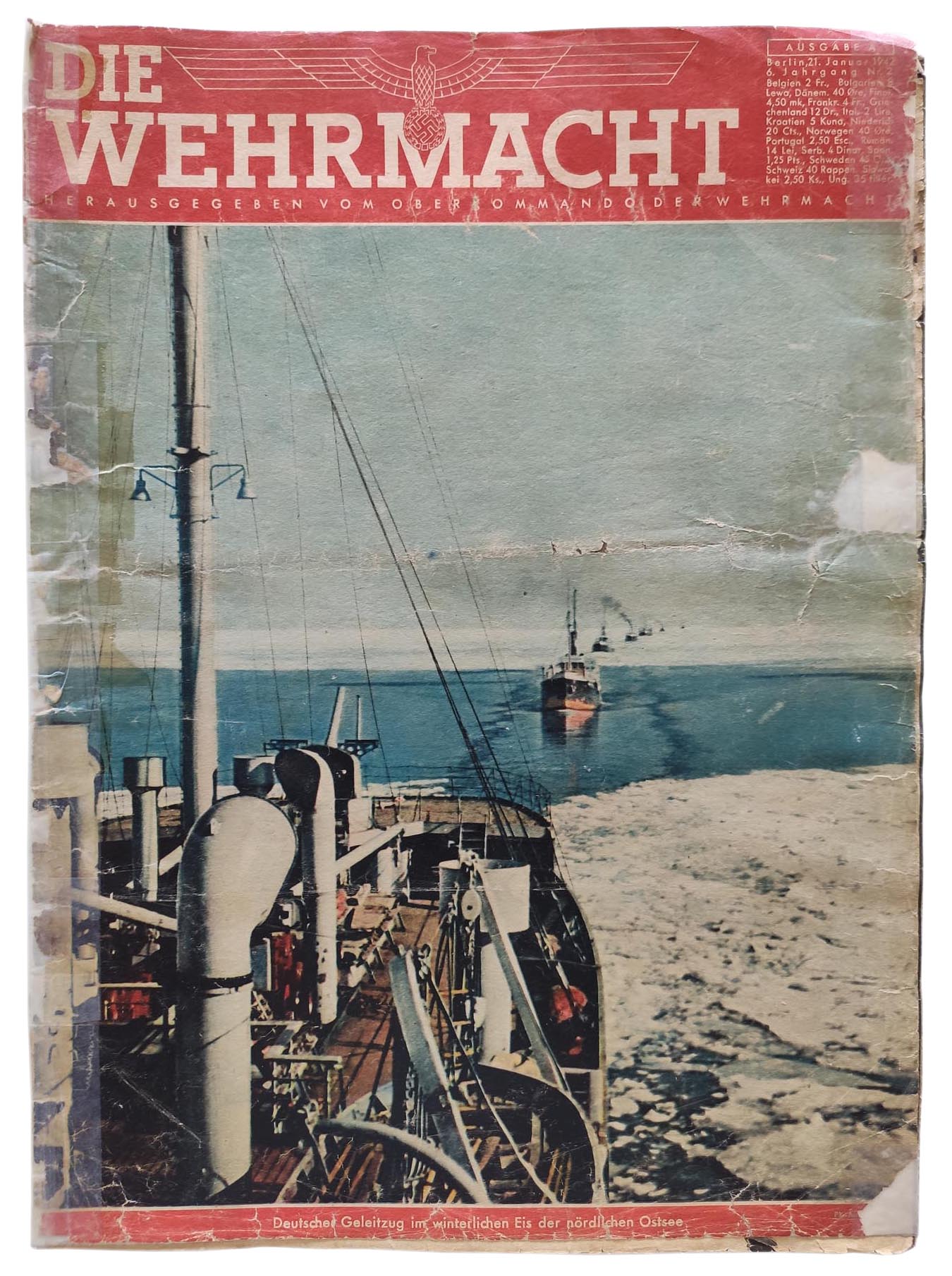 German army magazine Die Wehrmacht, issue No. 2, January 21st, 1942