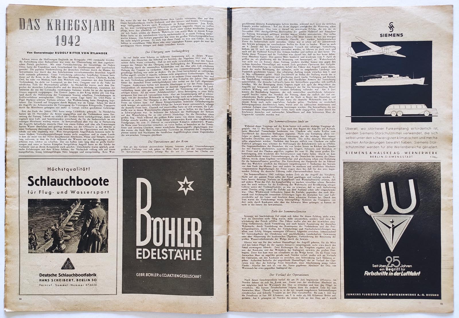 German army magazine Die Wehrmacht, issue No. 26, December 23rd, 1942
