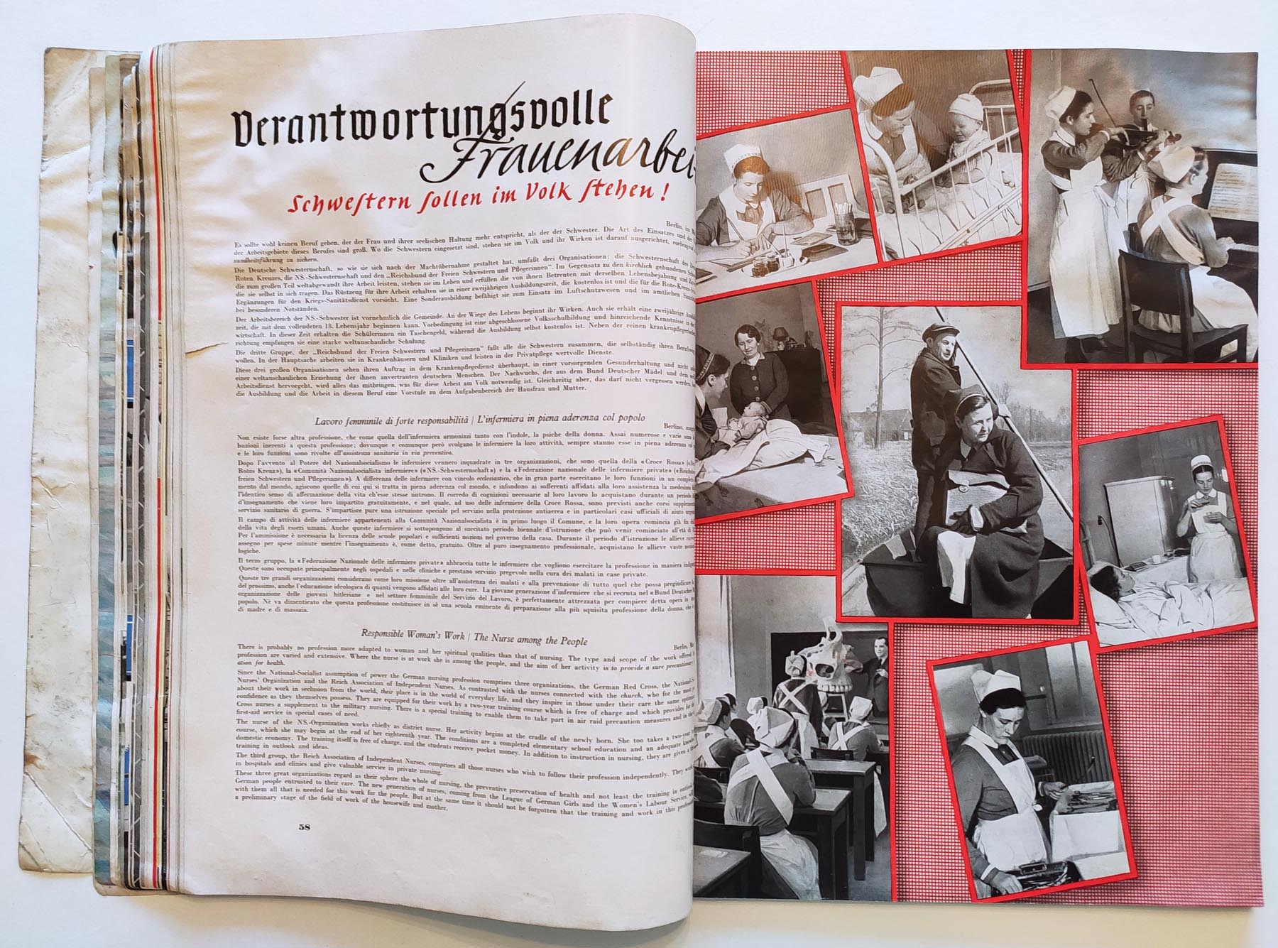 German international magazine Freude und Arbeit (Joy and Work), issue ...