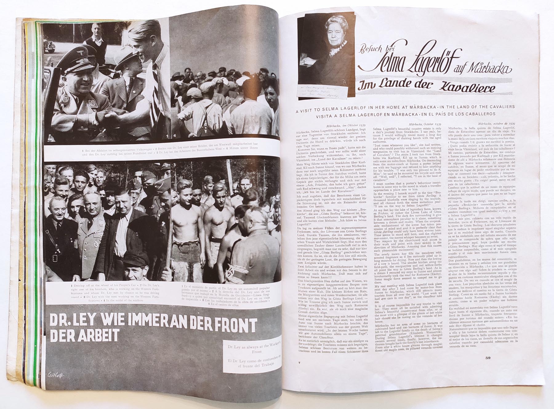 German international magazine Freude und Arbeit (Joy and Work), issue ...