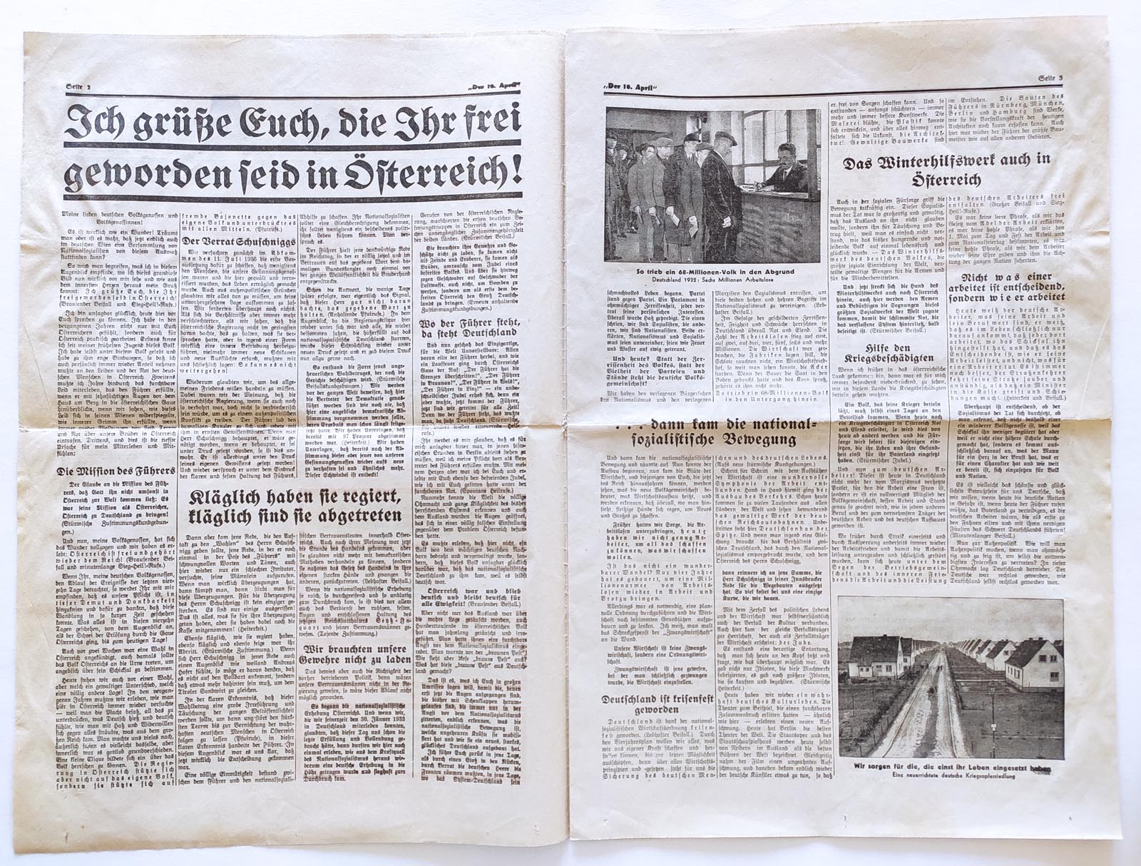 Journal Der 10. April Wahlzeitung für den deutschen Österreicher