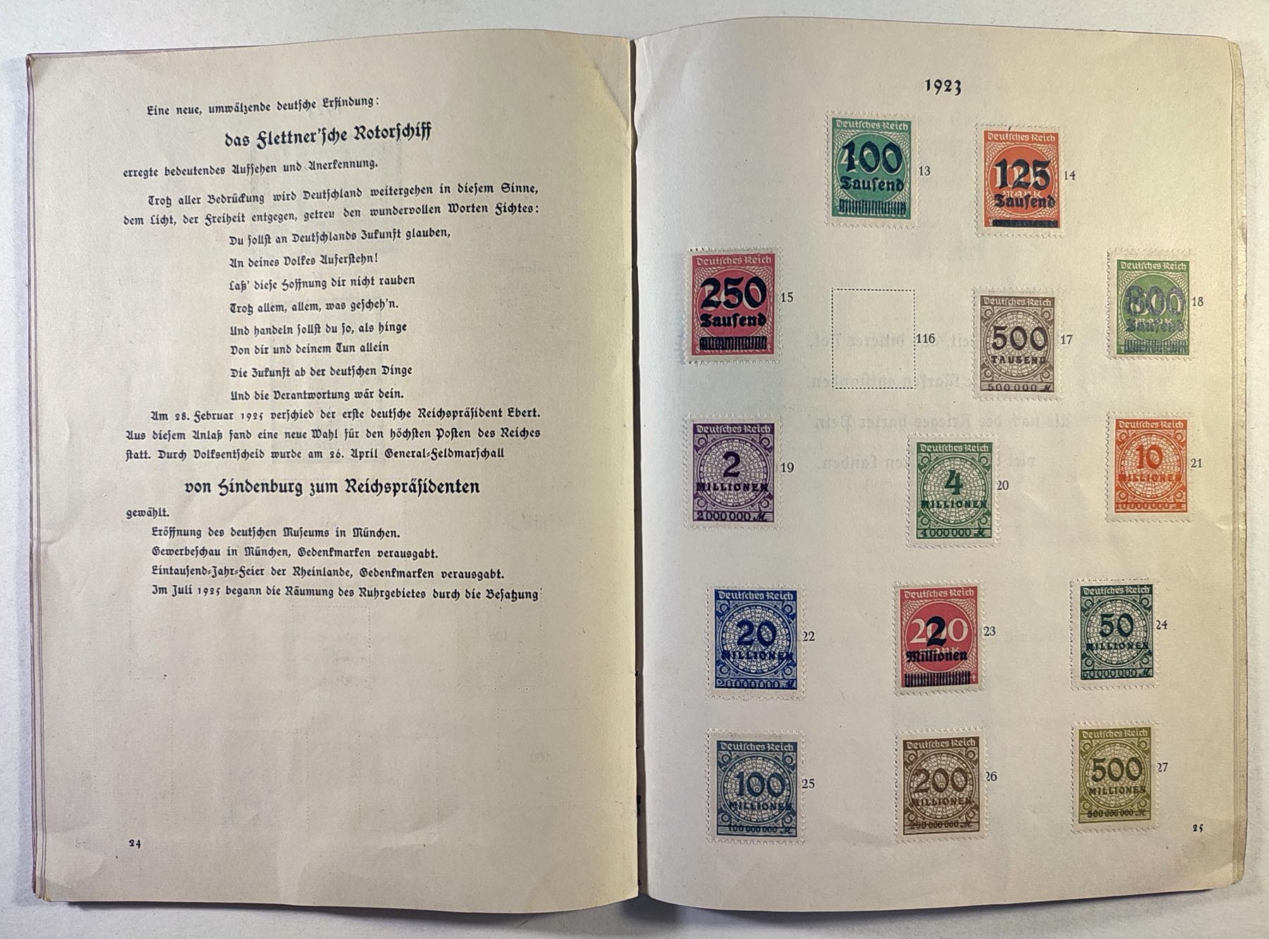 Pre WW2 German stamp album - Dokumente aus Deutschlands schönsten und ...