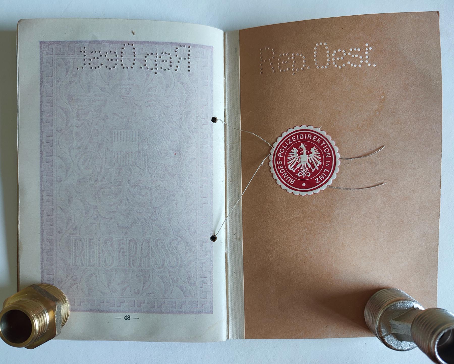 Austrian passport from 1936