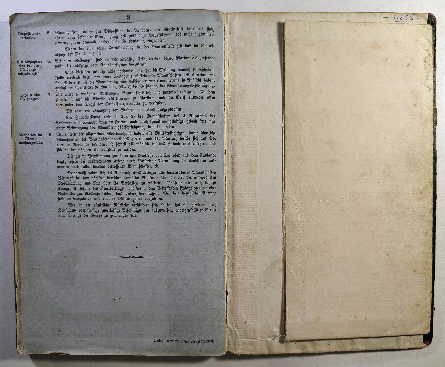 Seaman's book for 1909/1915