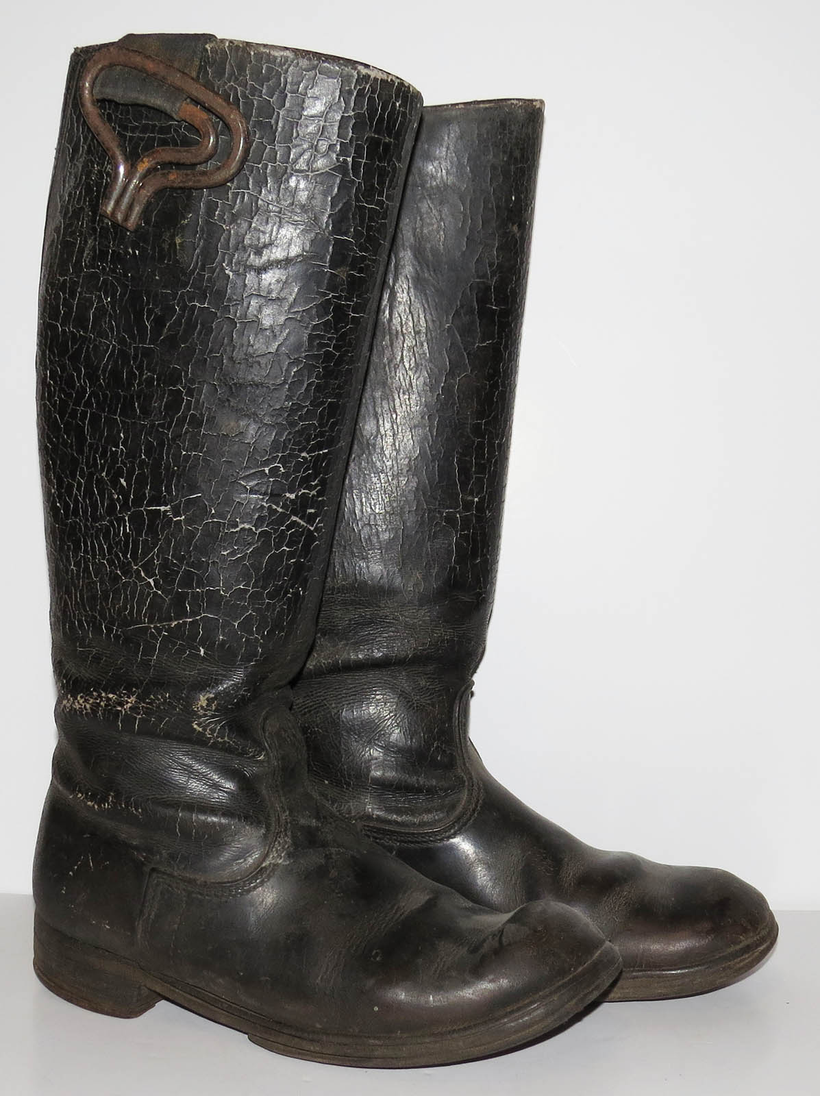 German black tall army boots (Marschstiefel)