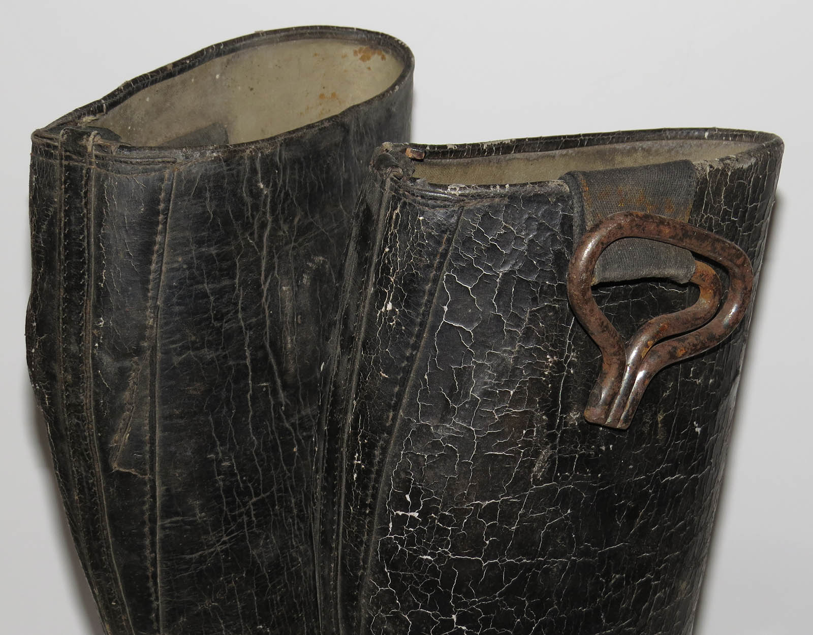German black tall army boots (Marschstiefel)