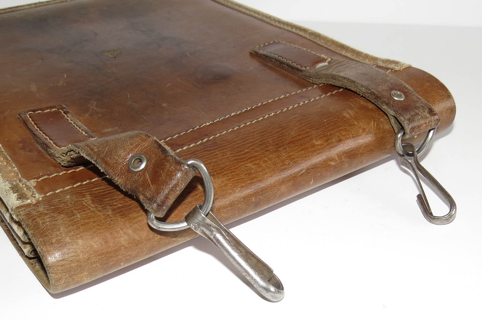 Dated soviet leather map case in excellent condition