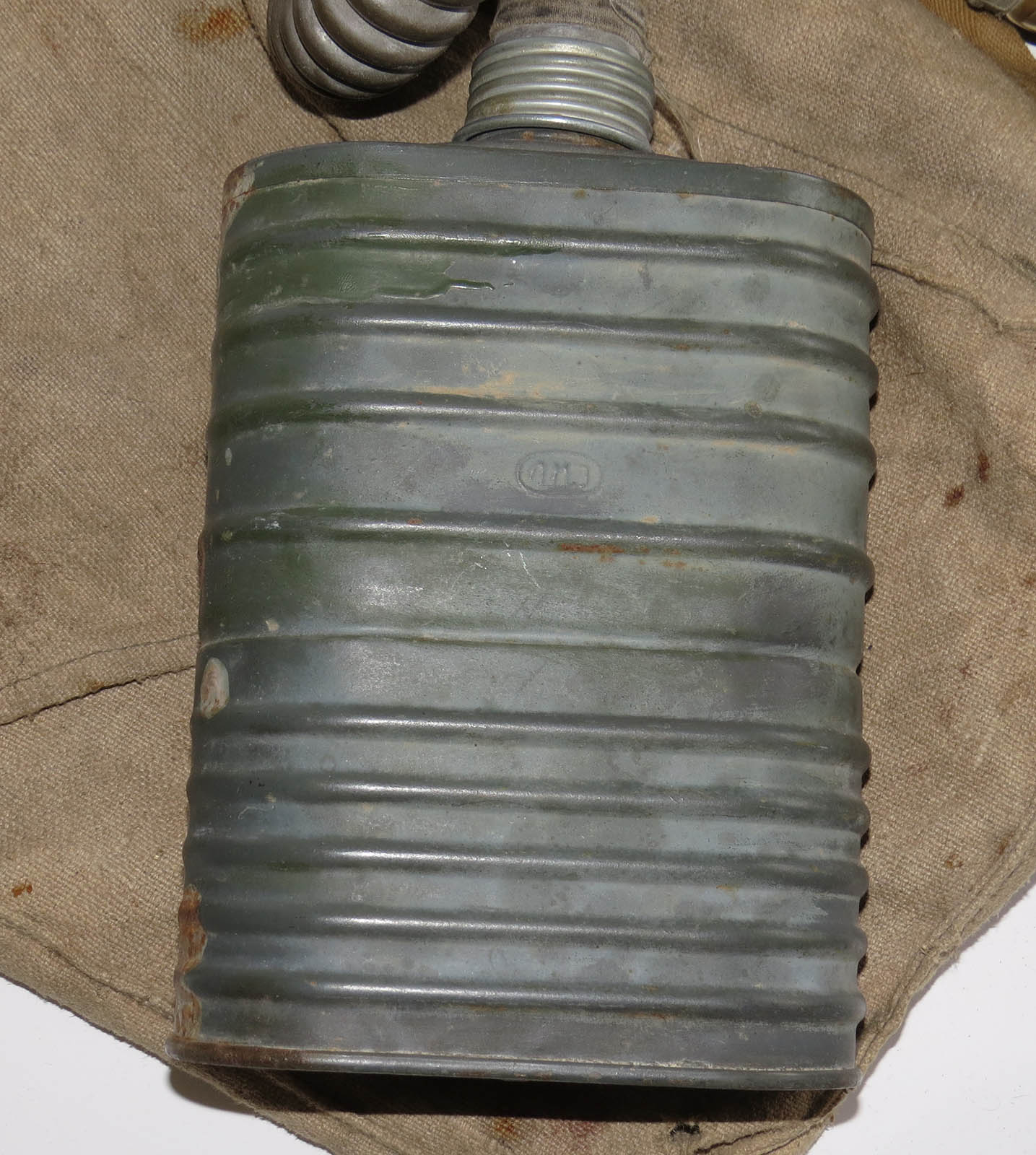 Rare WW2 period gas mask complete set with mask ShM-1