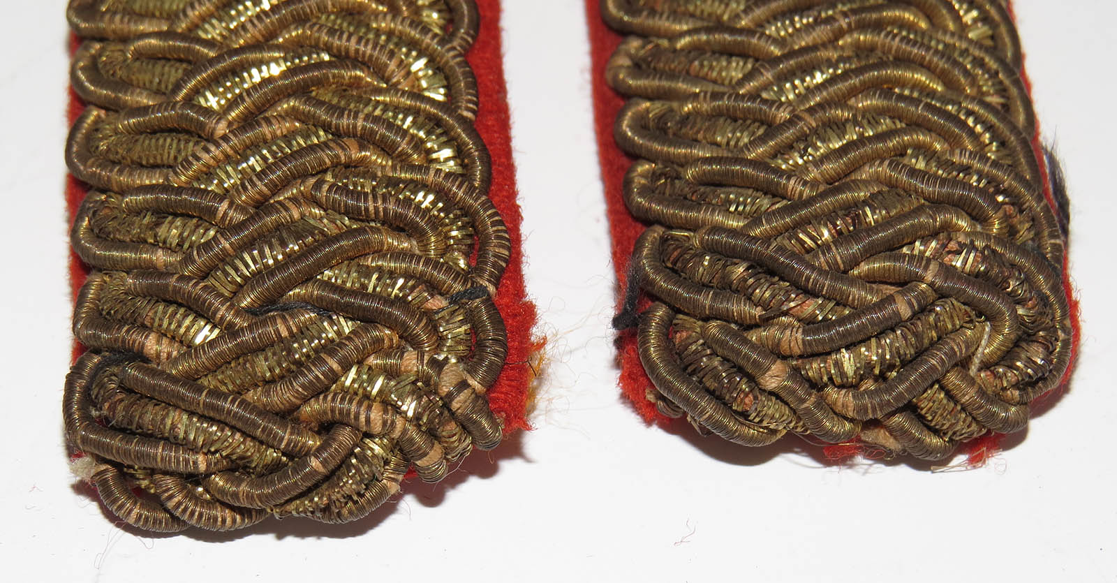 The shoulder boards of an official from the Ministry of the Russian ...