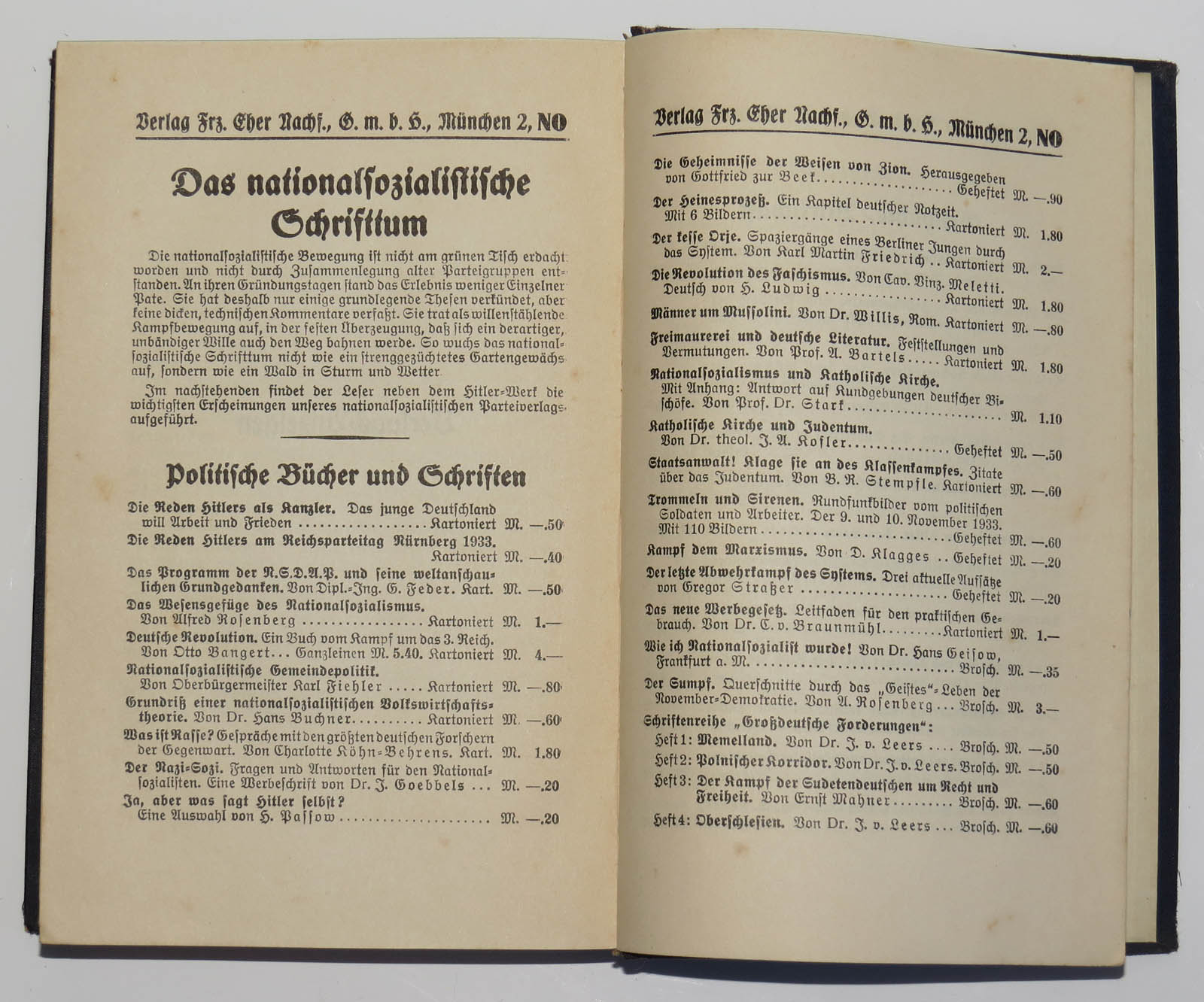 Mein Kampf written by Adolf Hitler 1941