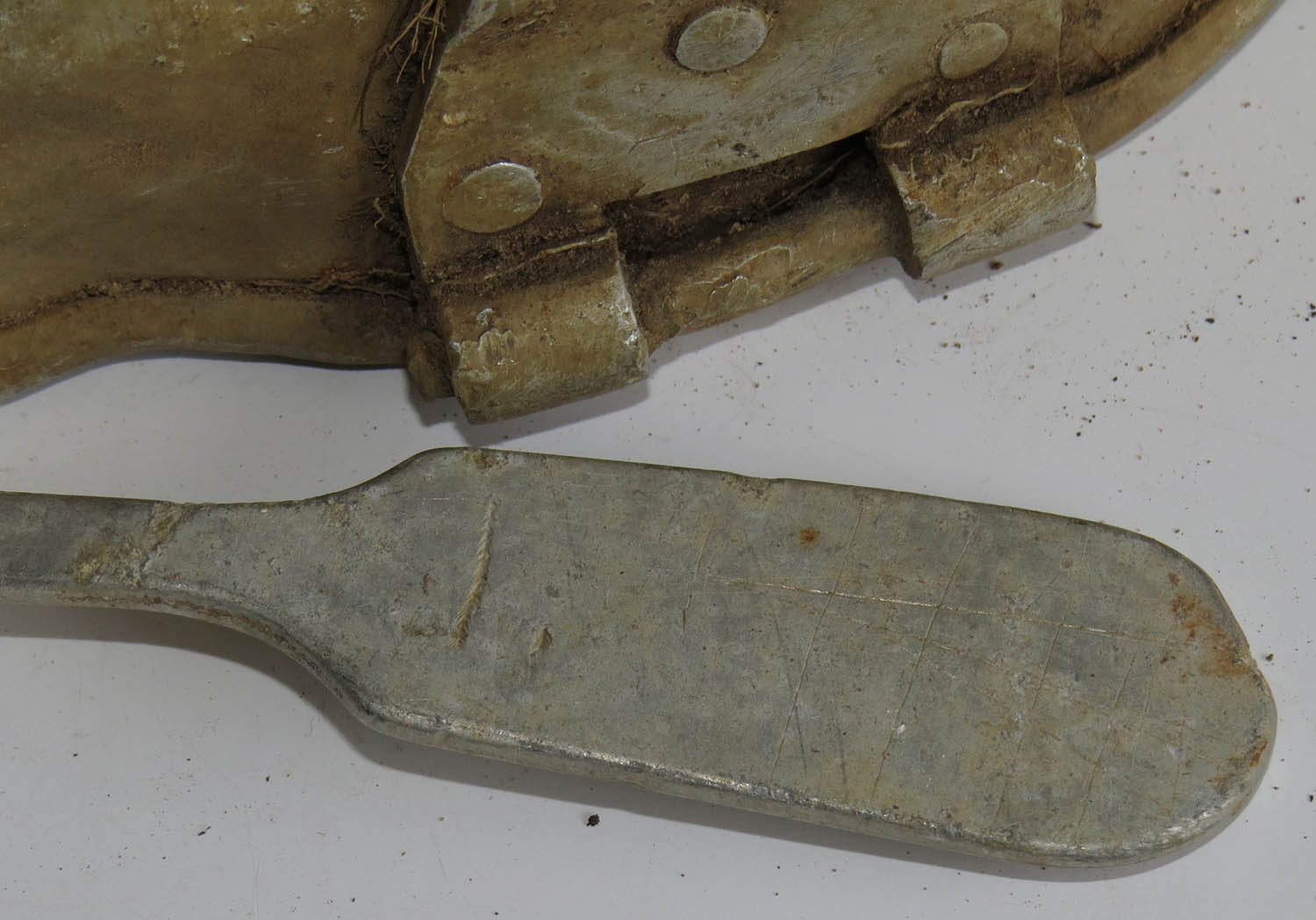 Battle damaged relic equipment set of the Soviet Soldier