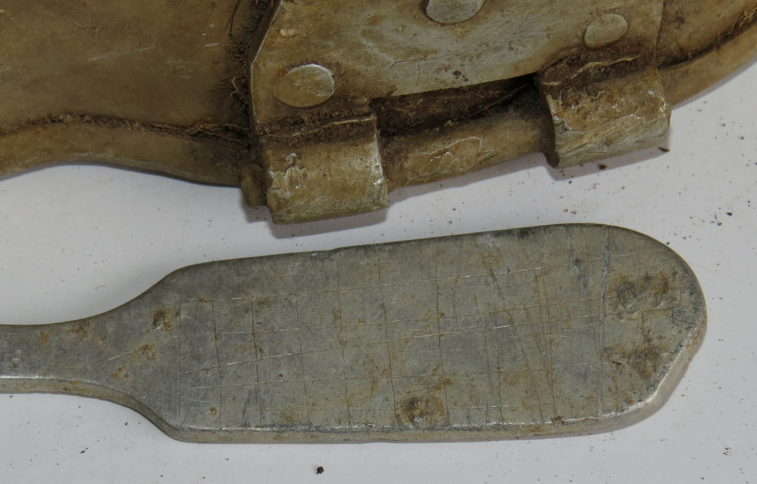 Battle damaged relic equipment set of the Soviet Soldier