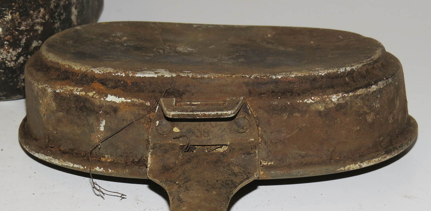 Battle-damaged Wehrmacht Mess Kit found in Pskov area