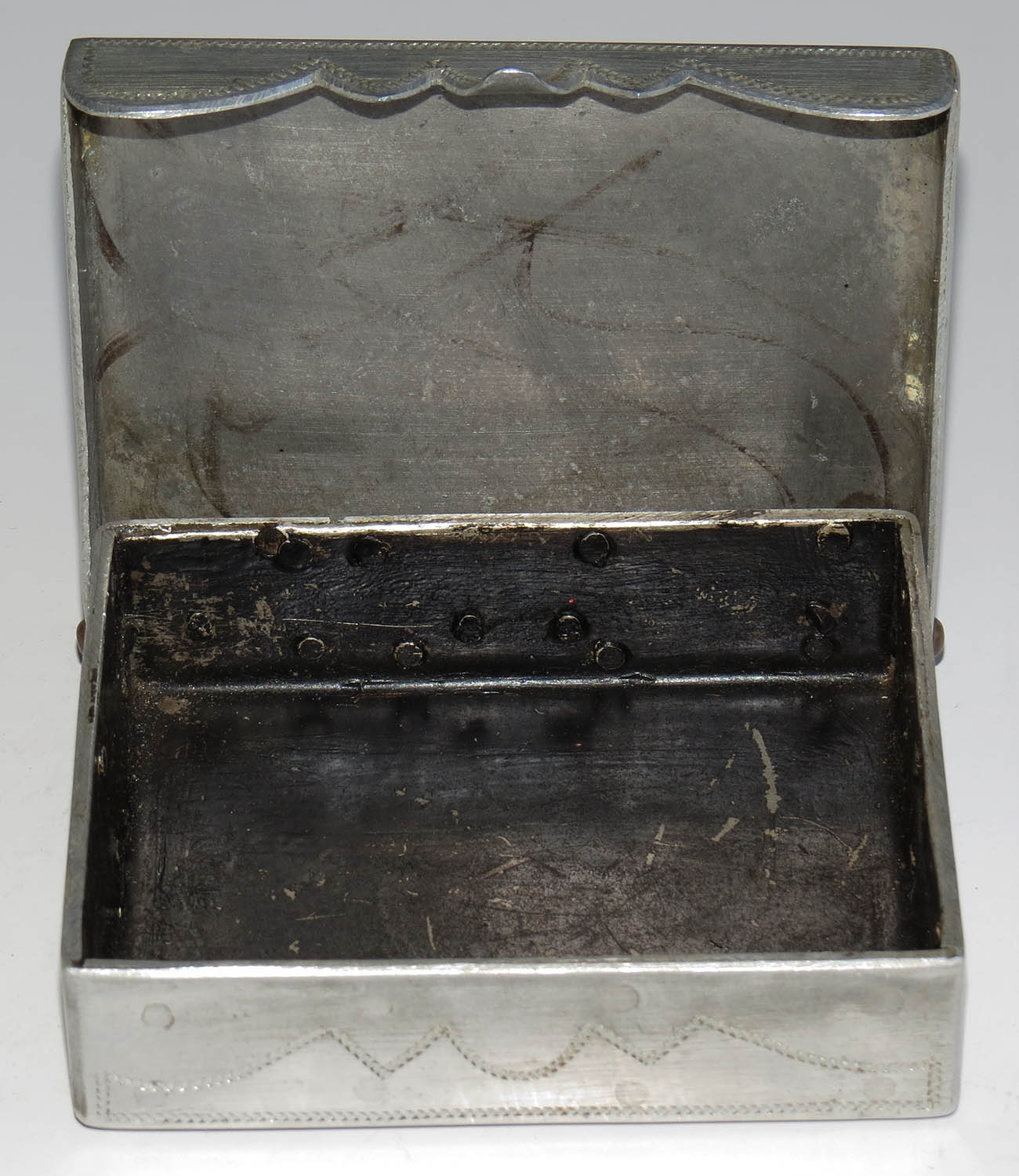 German POW made cigarette case from Tallinn 1947