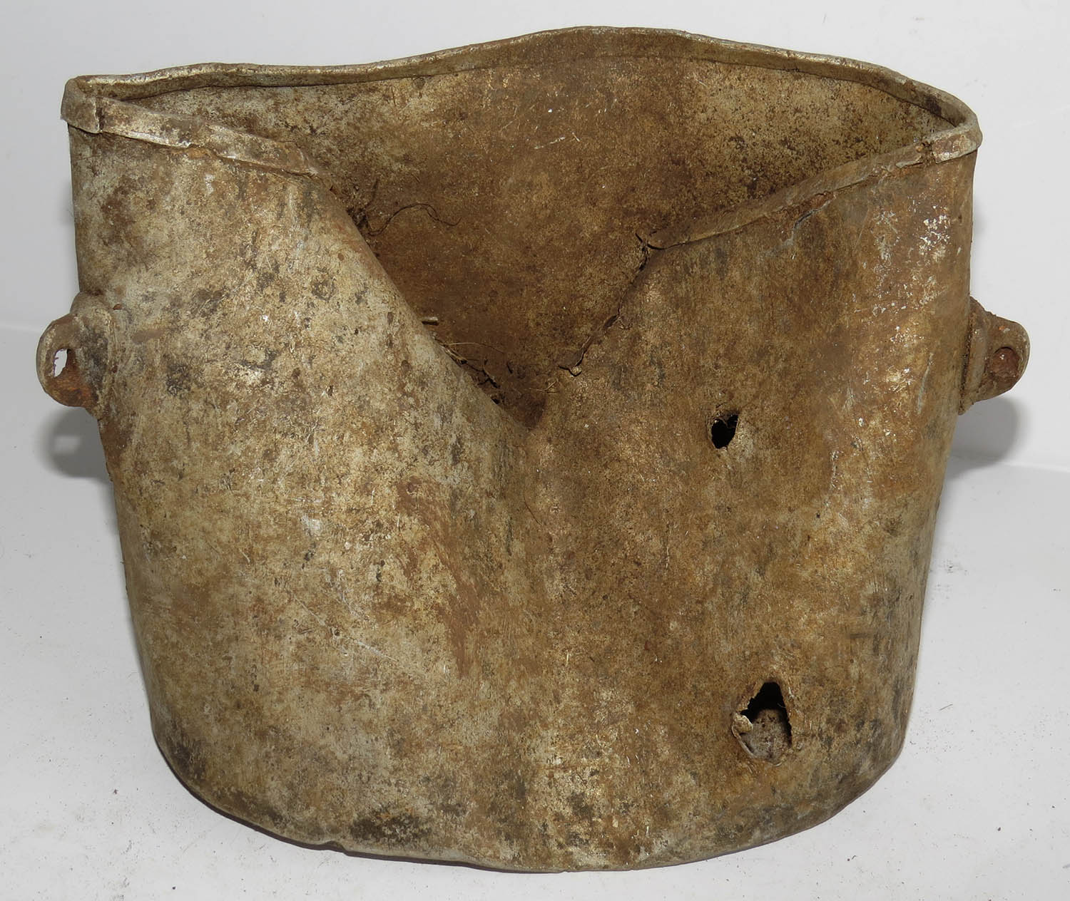 Heavily battlefield damaged equipment items of Red Army