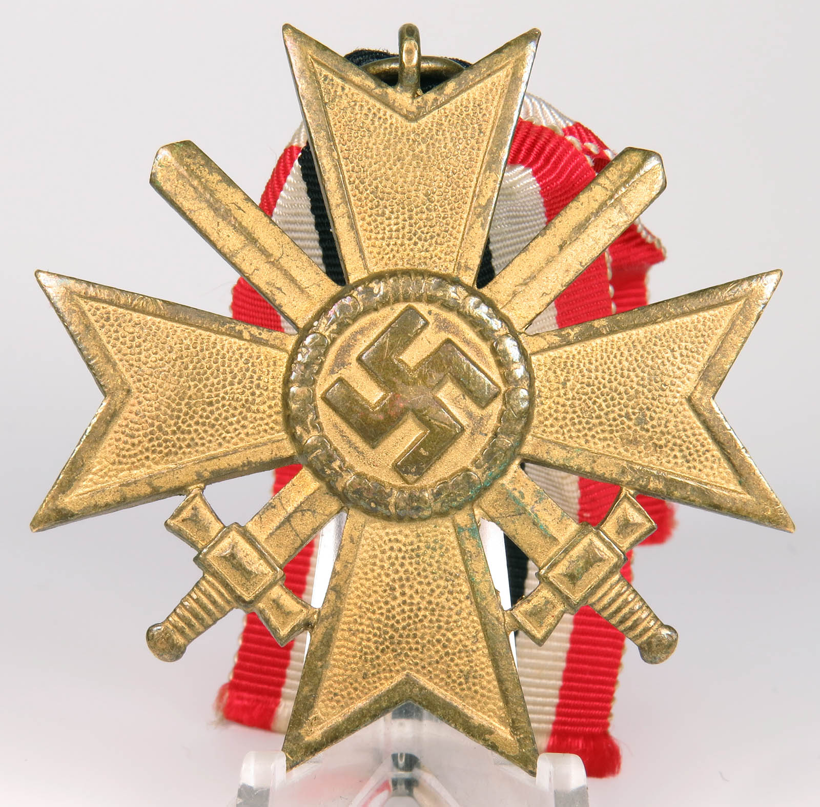 War Merit Cross with Swords 2nd Class on a ribbon