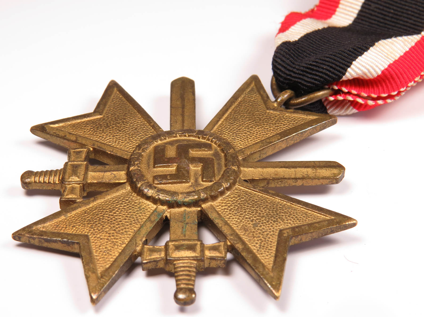 War Merit Cross with Swords 2nd Class on a ribbon