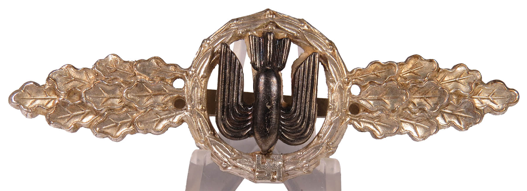 Luftwaffe Bomber Pilot Clasp in Silver