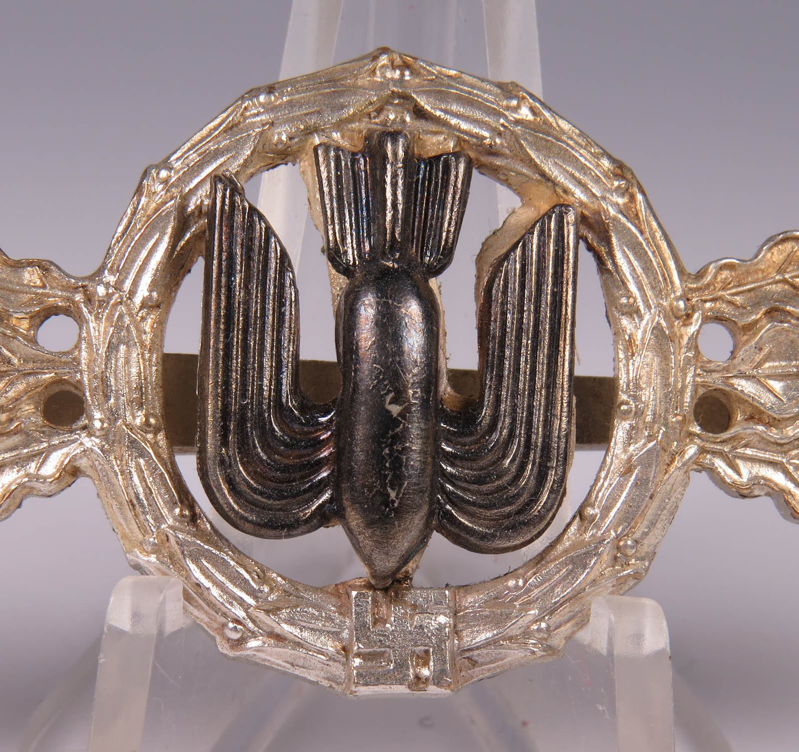 Luftwaffe Bomber Pilot Clasp in Silver