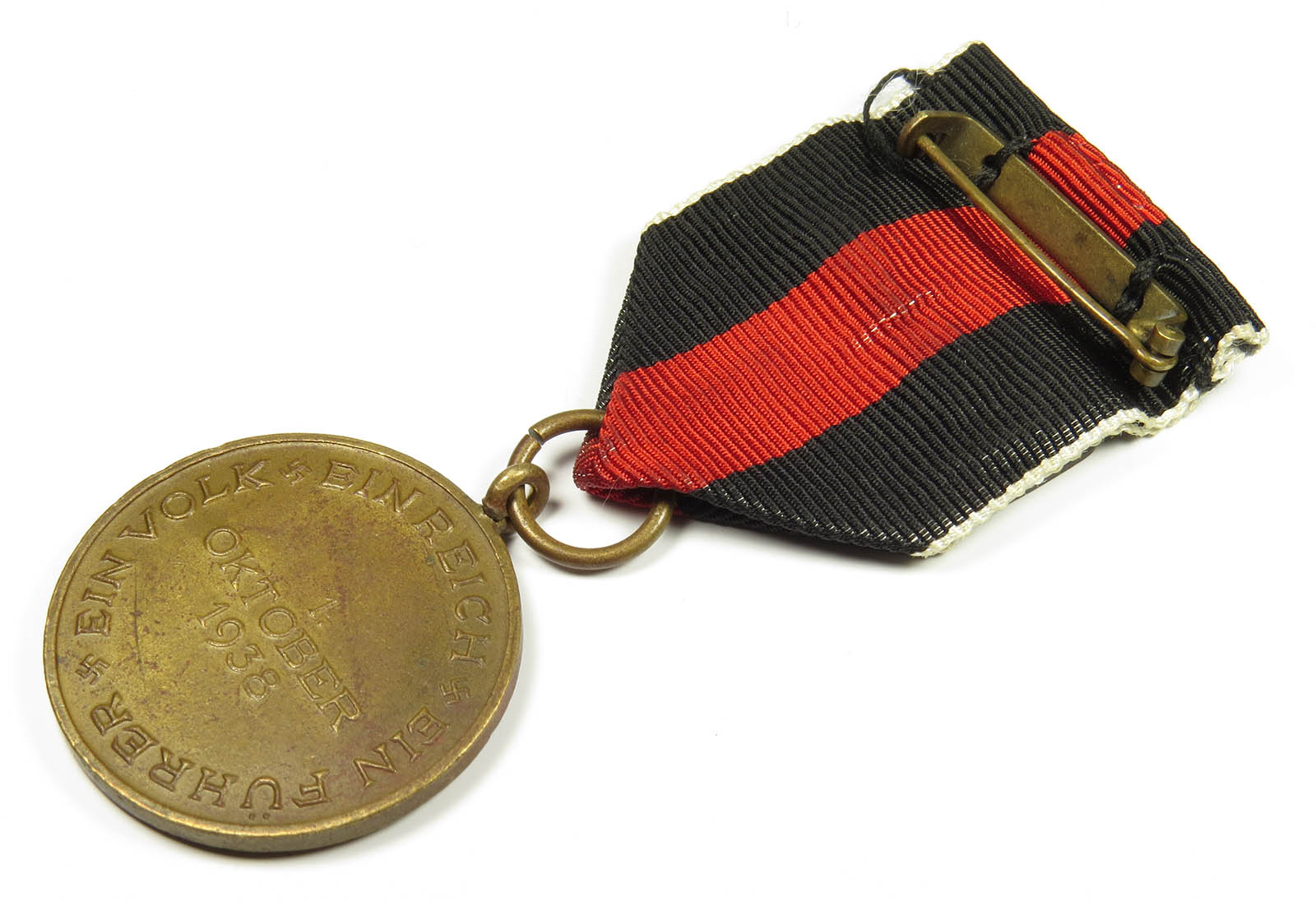 October 1938 Medal with Prague Castle Bar