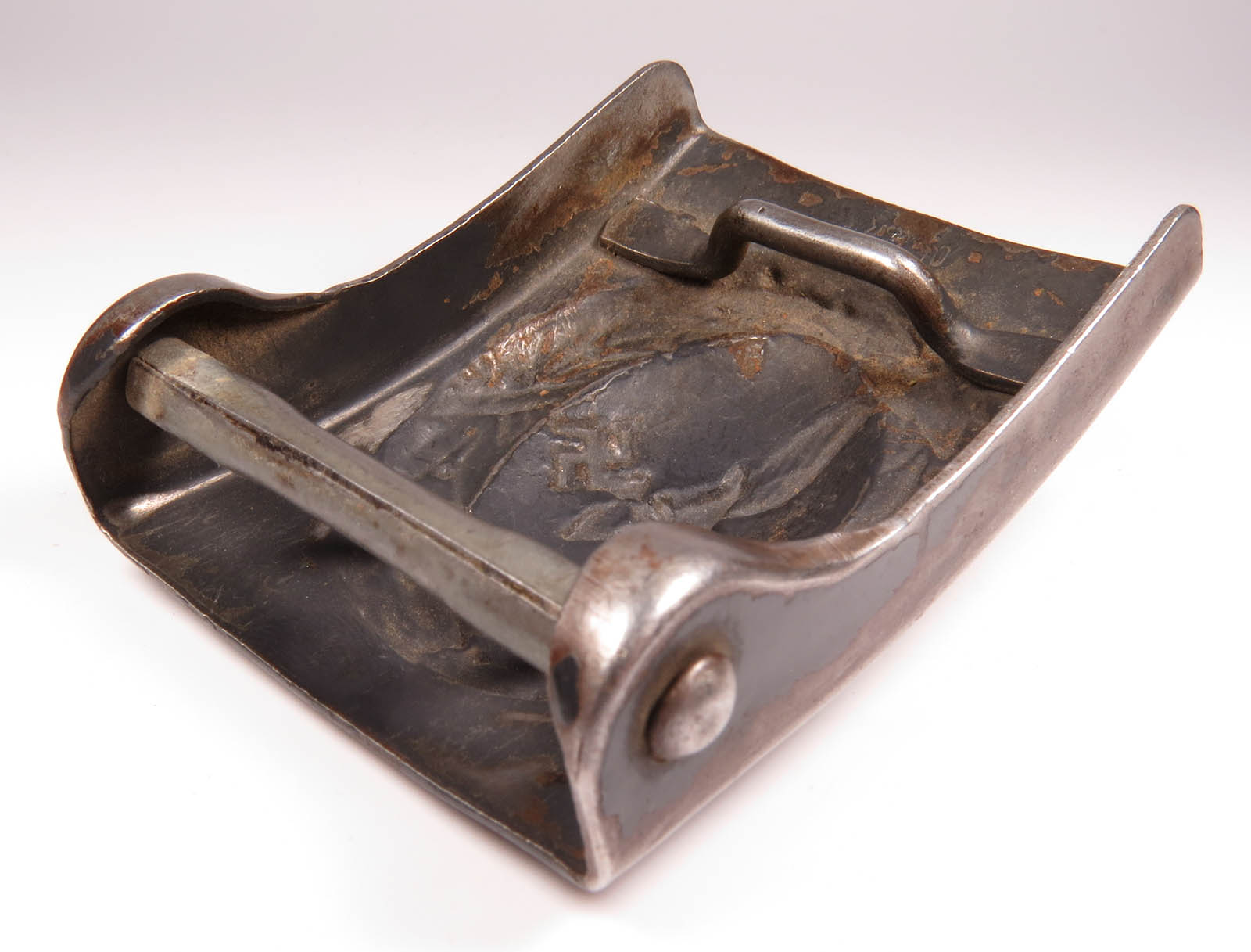 Luftwaffe steel belt buckle by Schmole & Comp.