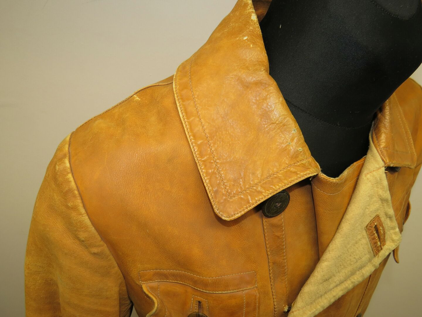 WW1 Imperial Russian Czarist leather jacket for aviators or a vehicle ...