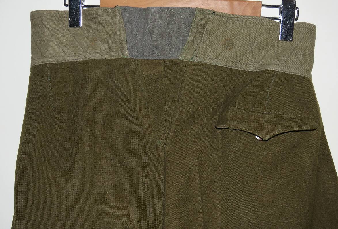 Red Army woolen breeches made of the Canadian fabric