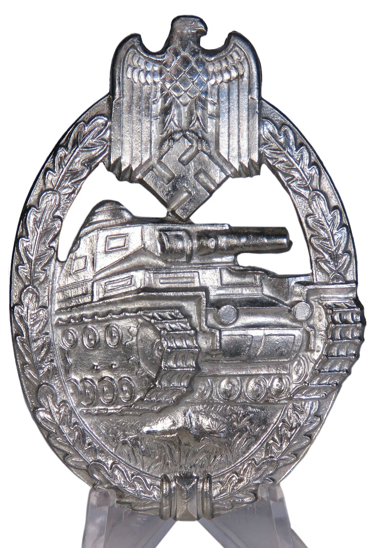 Panzer Assault Badge in Silver, Paul Meybauer