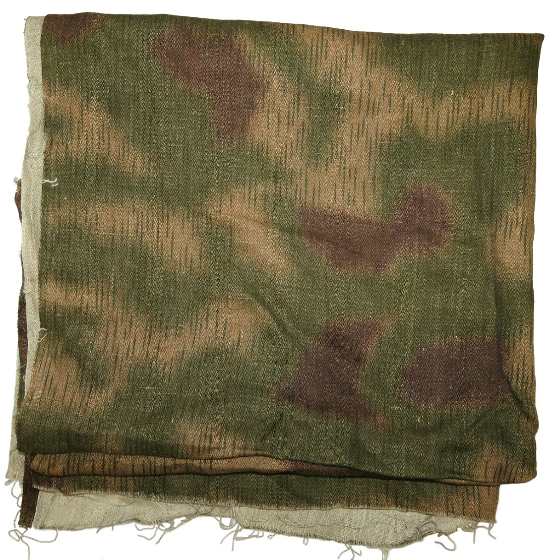Large Wehrmacht Camouflage Fabric Fragment, Sumpftarnmuster