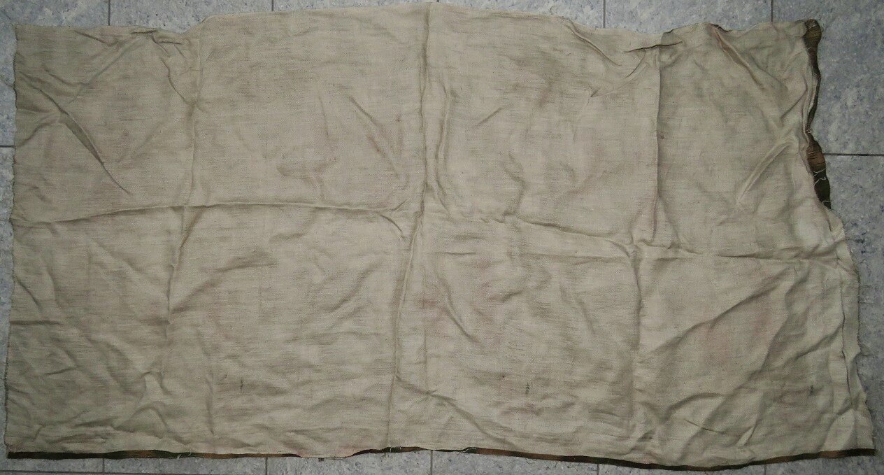 Large Wehrmacht Camouflage Fabric Fragment, Sumpftarnmuster