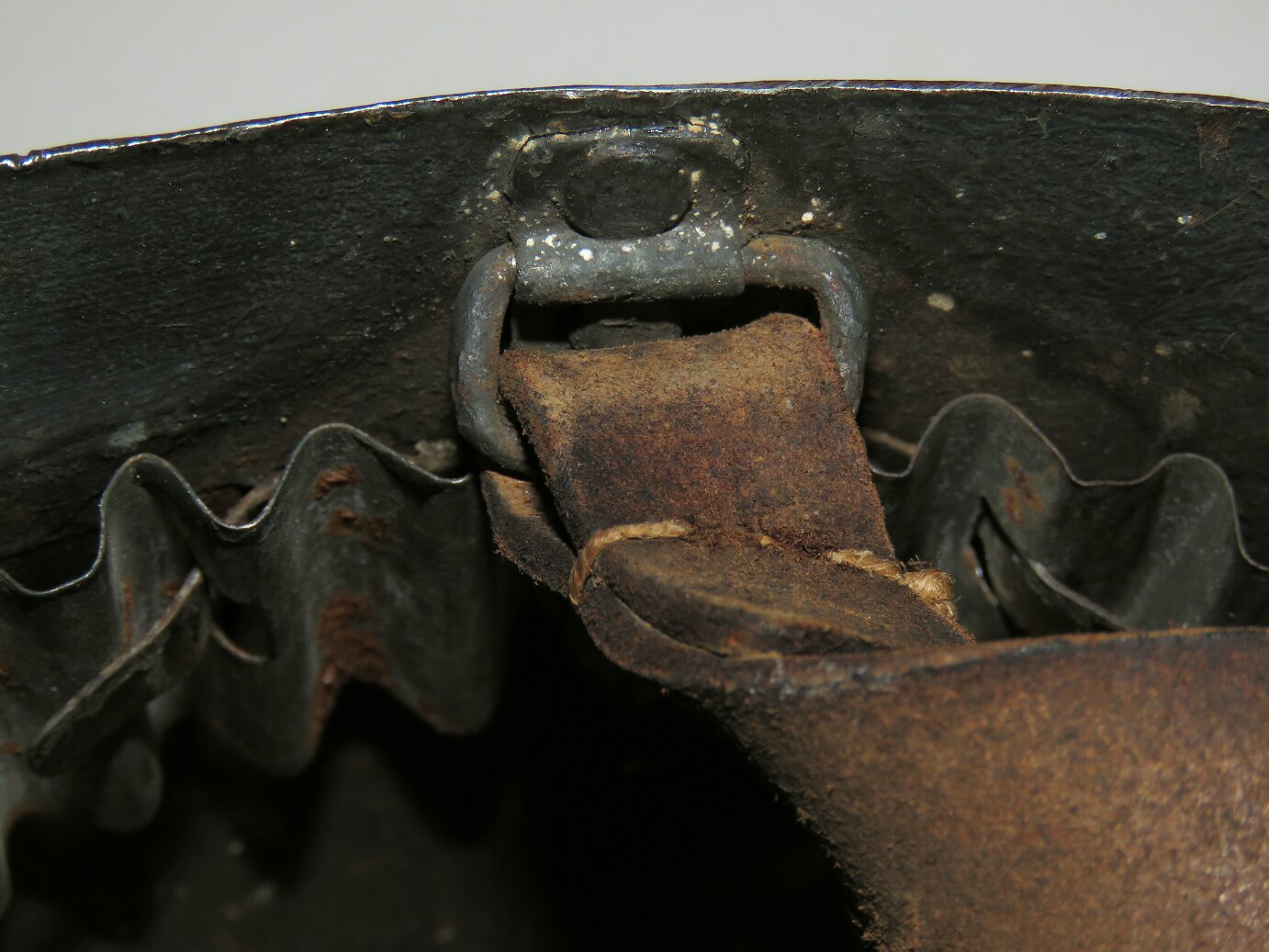 Soviet Steel Helmet Model 1917 by the Izhora Factory- Luftschutz