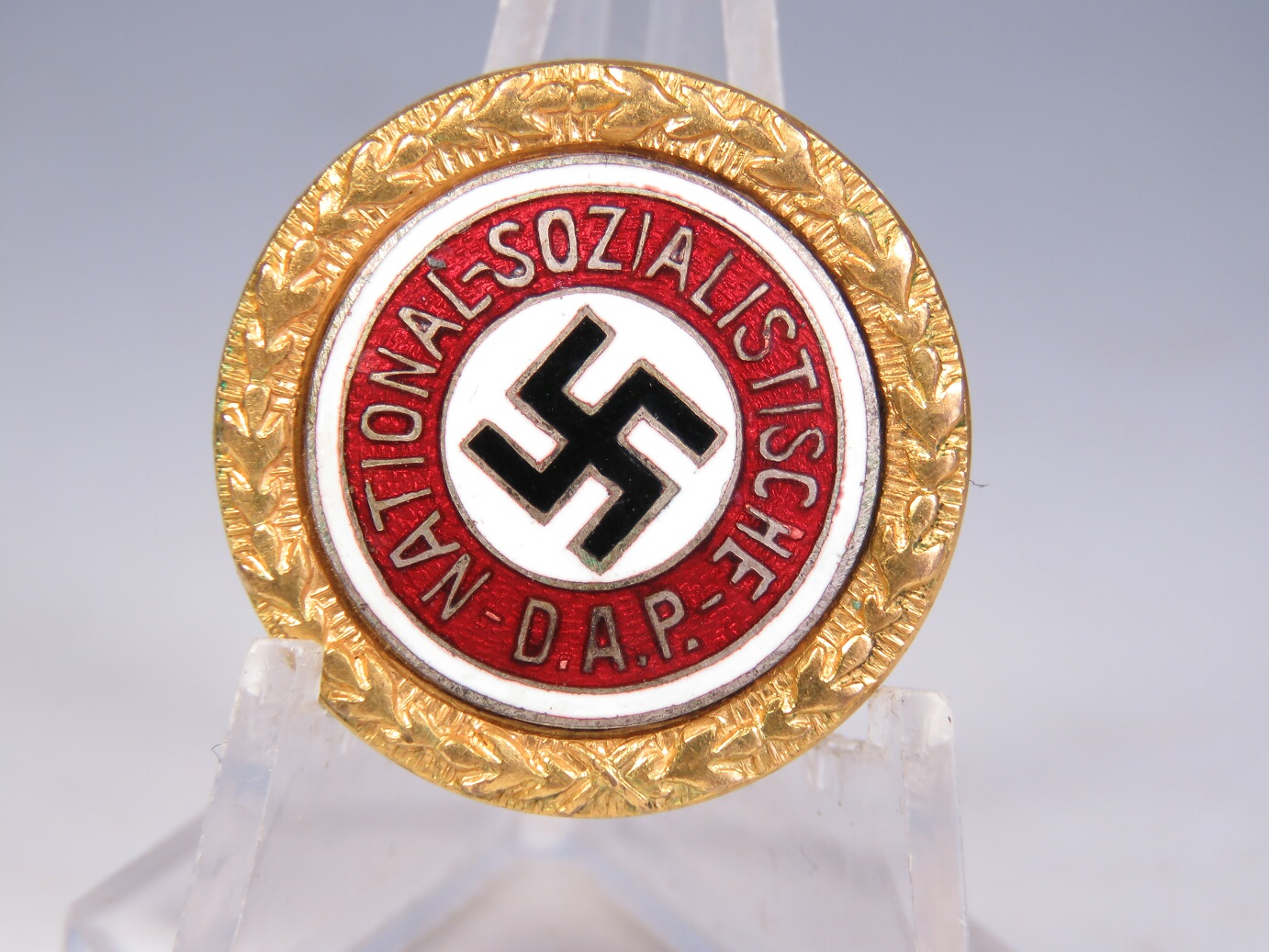 NSDAP party Gold Honor Badge, Set, early. # 18499