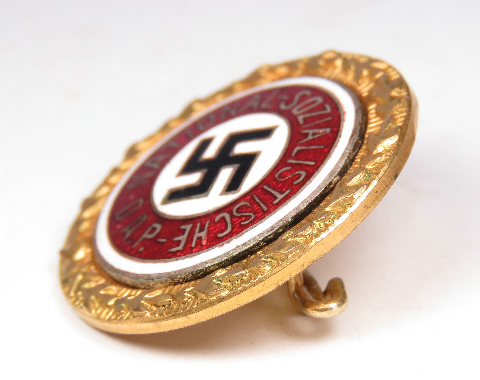 NSDAP party Gold Honor Badge, Set, early. # 18499