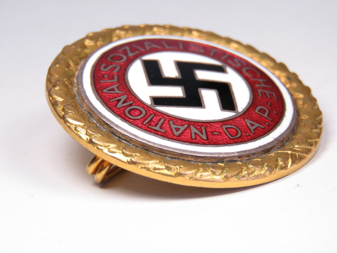 NSDAP party Gold Honor Badge, Set, early. # 18499