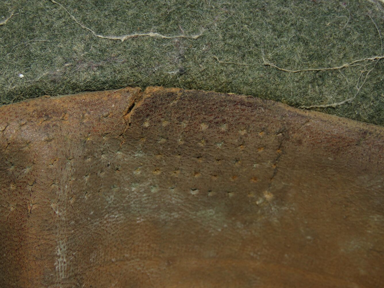 Wehrmacht artillery field crusher cap all wool construction
