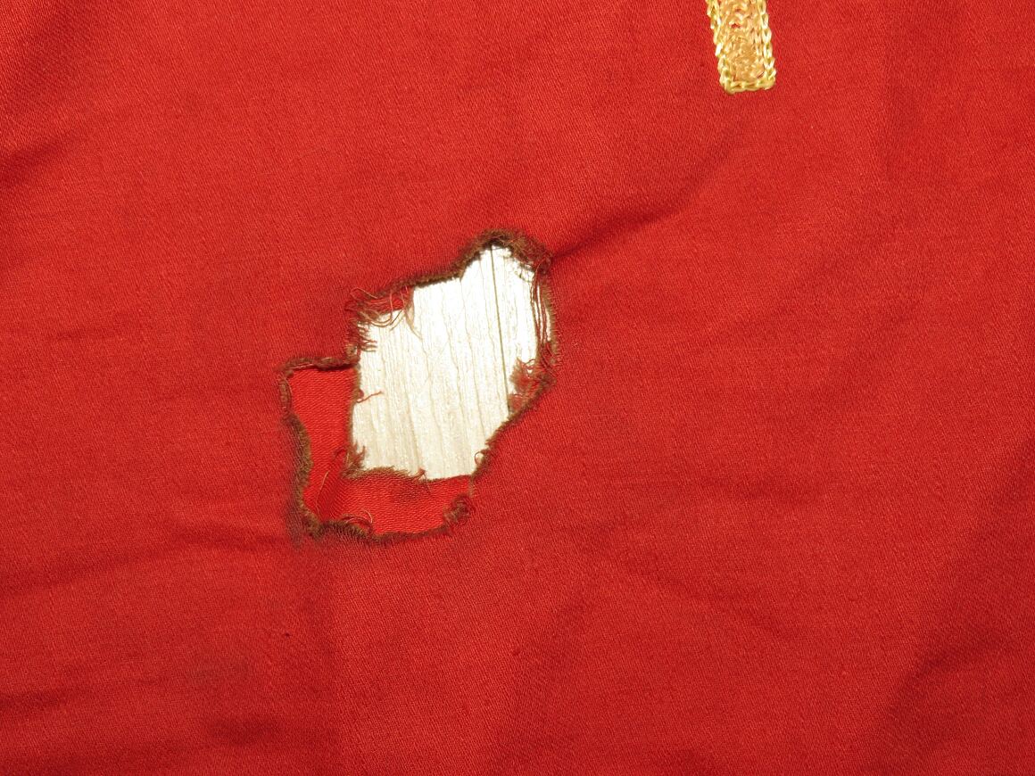 Pre-war one sided flag of the USSR with M1936 state embleme.