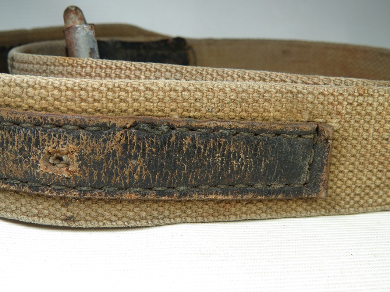 Soviet wartime canvas soldier belt.