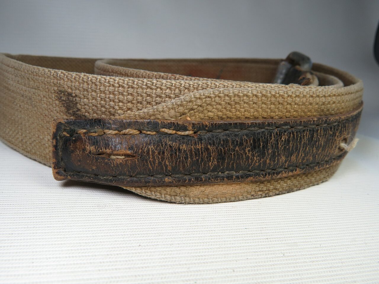 Soviet wartime canvas soldier belt.