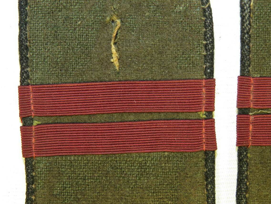 Wartime Soviet shoulder straps for signals troops