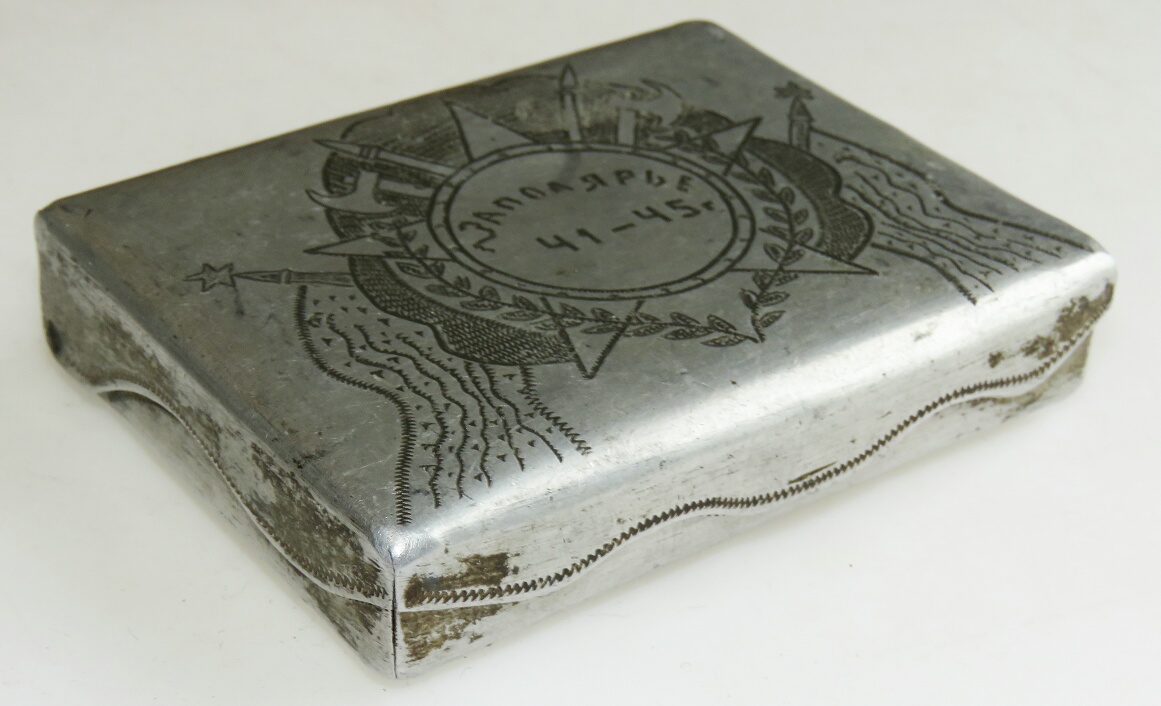WW2 trench made cigarette case Polar Front