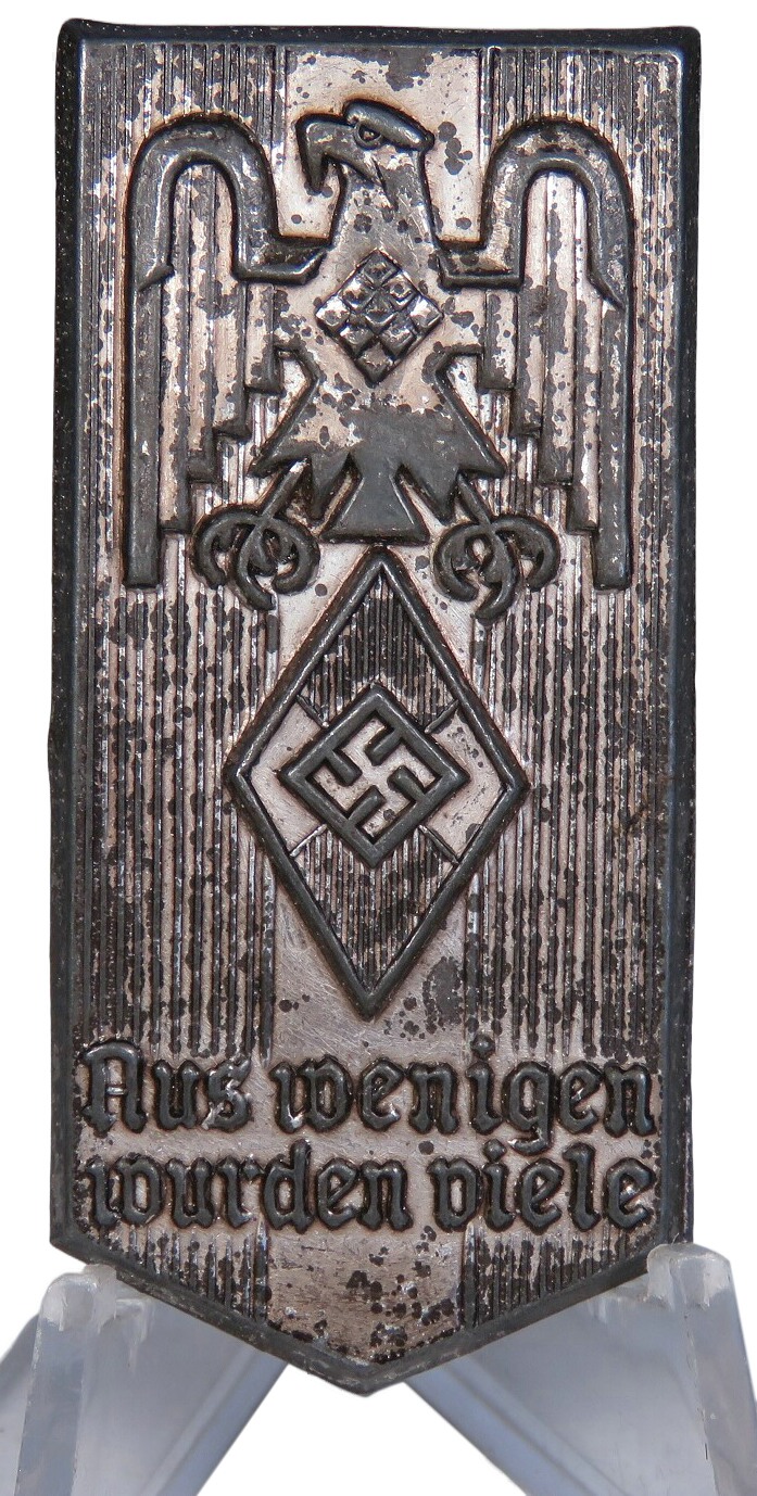Hitlerjugend Aus Wenigen Wurden Viele Badge