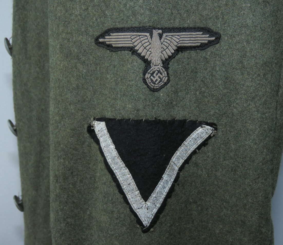 Waffen-SS overcoat in the rank of SS-Sturmmann