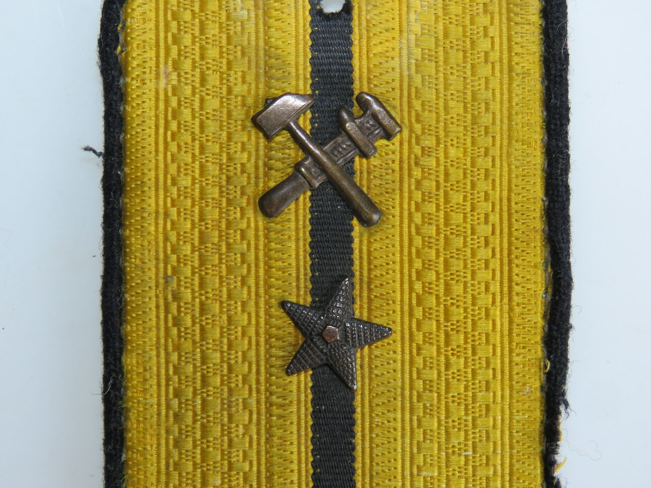 Shoulder board of an Engineer Captain-Lieutenant of the Naval ...