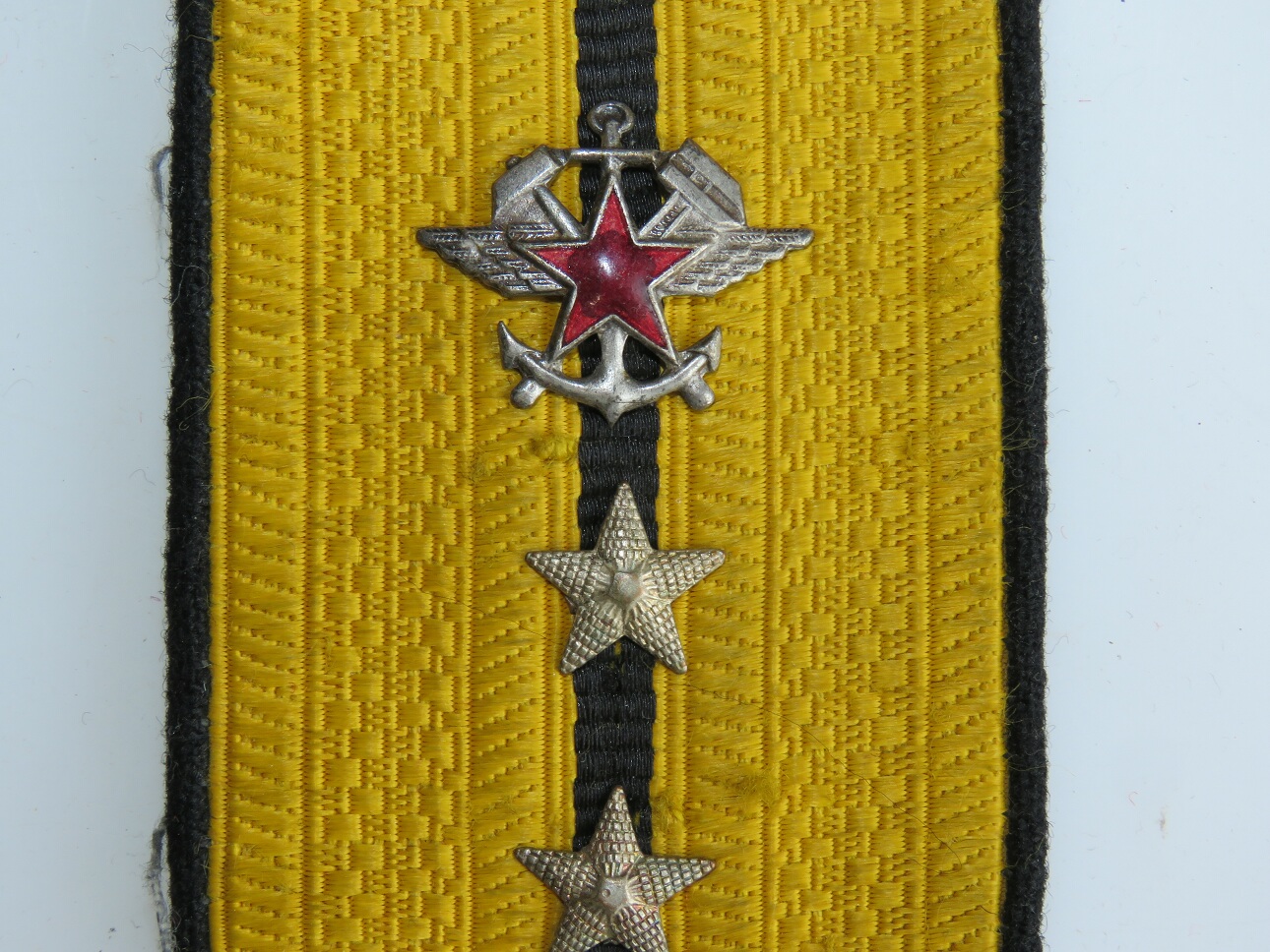 Shoulder strap of Captain of Railway Troops RKKA