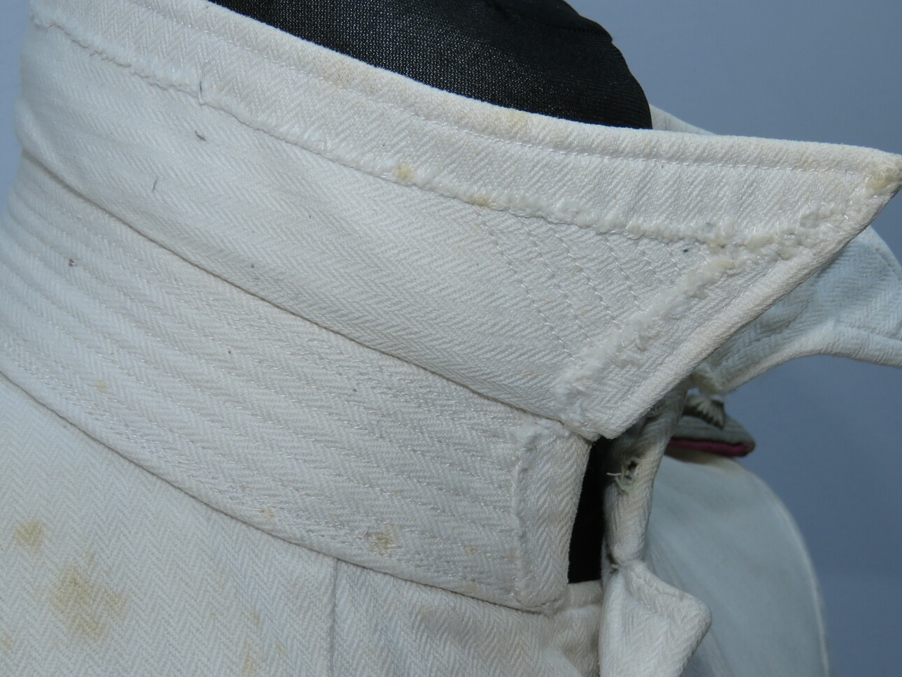 Wehrmacht Oberveterinär Veterinary Service Tunic in White Drill Cloth